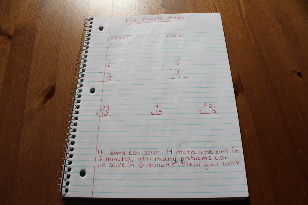 Five Minute Math Empowering Parents To Teach